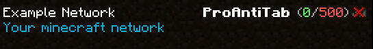 ProAntiTab - Minecraft Plugin